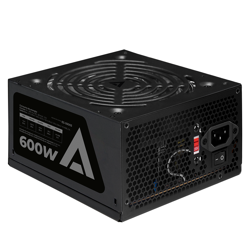 Fuente de Poder ATX 600W | Blazar FT600 | Negro