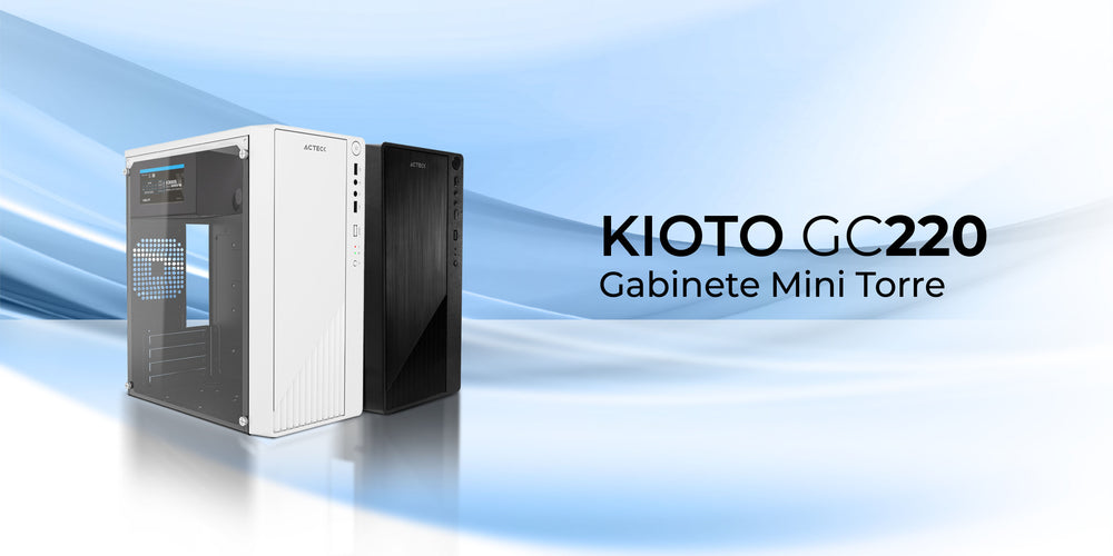 Gabinete Compacto Mini Torre | Kioto GC220 | Blanco