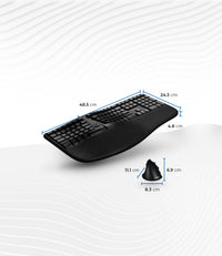 Combo Teclado y Mouse | Creator Virtuos Fitt MK770 | 2 en 1 + Inalámbr