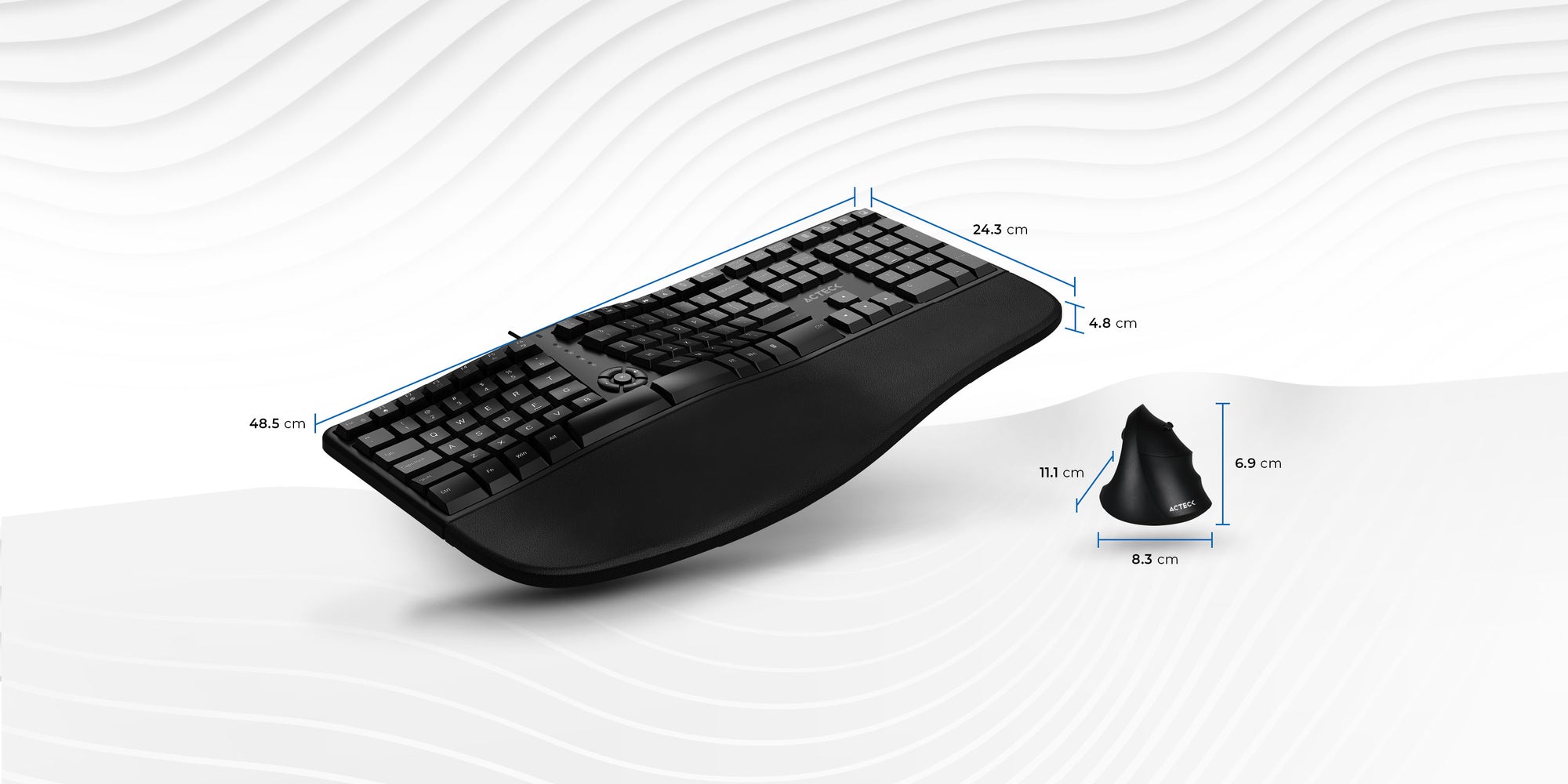 Combo Teclado y Mouse | Creator Virtuos Fitt MK770 | Negro