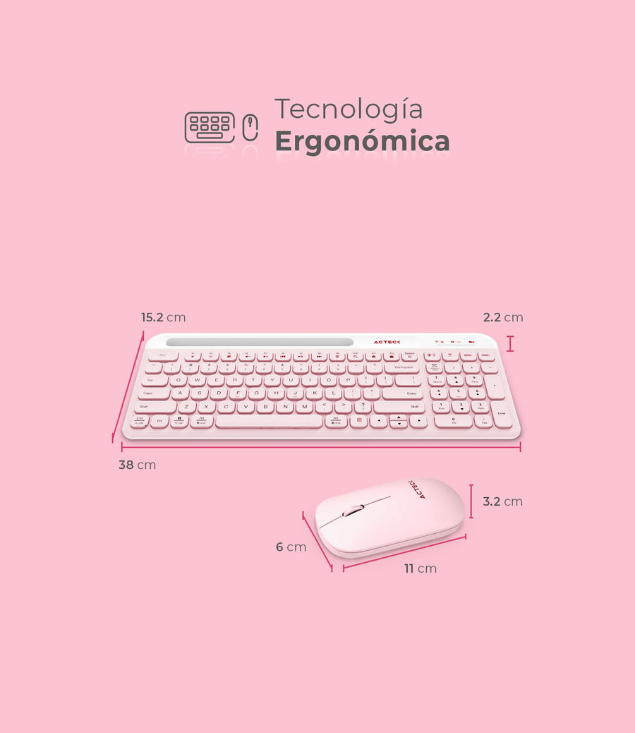 Combo Teclado y Mouse | Creator Virtuos Silk MK720 | 2 en 1 | Teclado