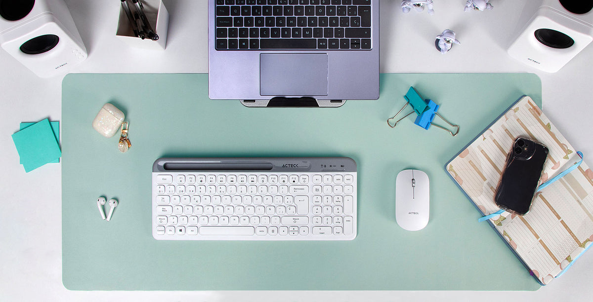 Combo Teclado y Mouse | Creator Virtuos Silk MK720 | Blanco