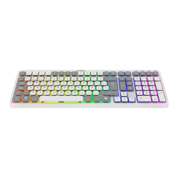 Teclado Multidispositivo Mecánico | Techno Pro TI790 | Blanco