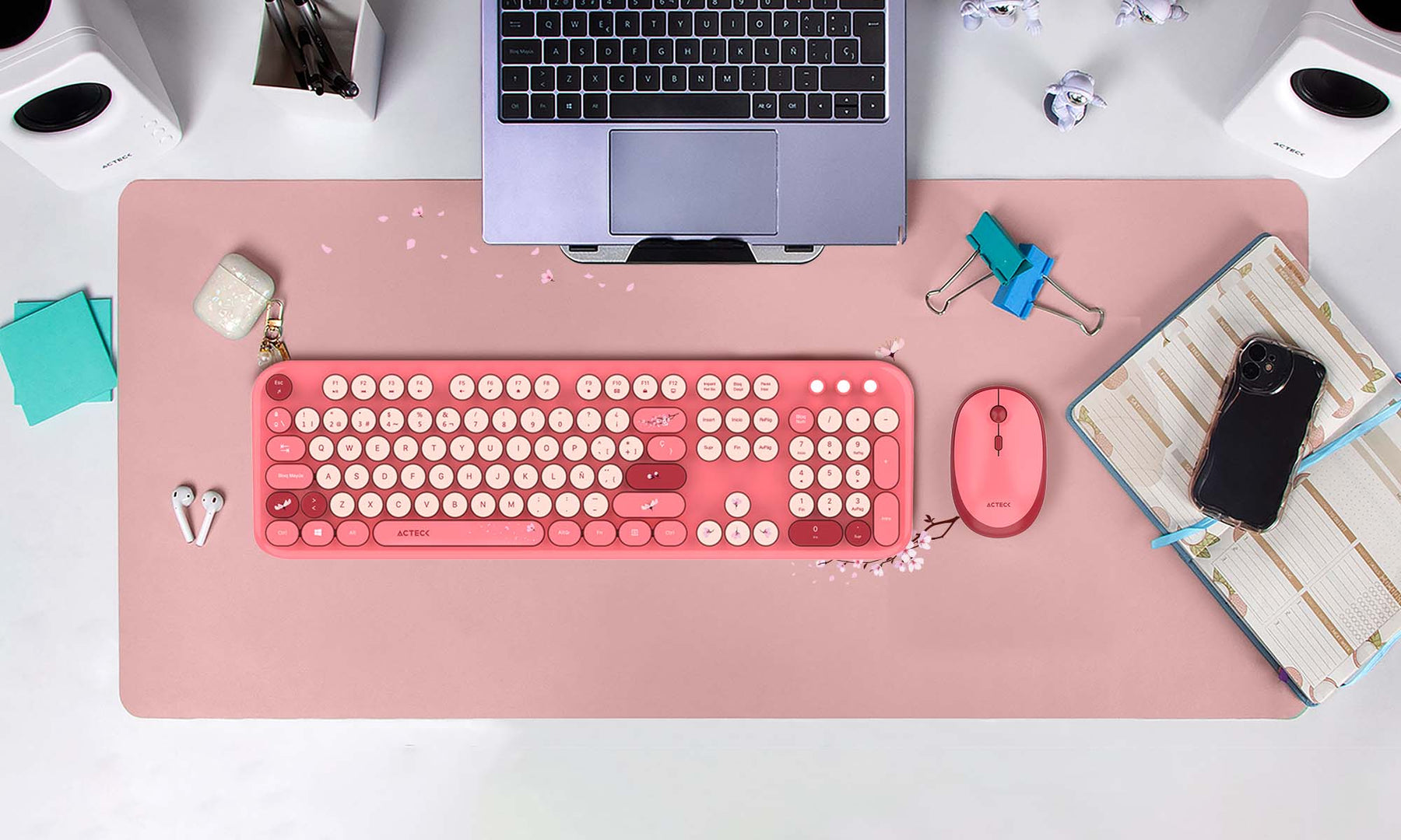 Combo 2 en 1 Inalámbrico | Creator Chic K- Colors MK485 | Violeta