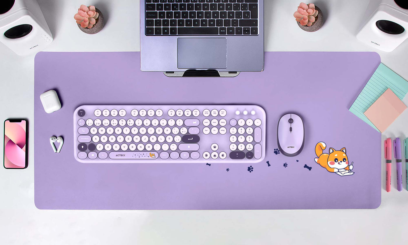 Combo 2 en 1 Inalámbrico | Creator Chic K- Colors MK485 | Violeta