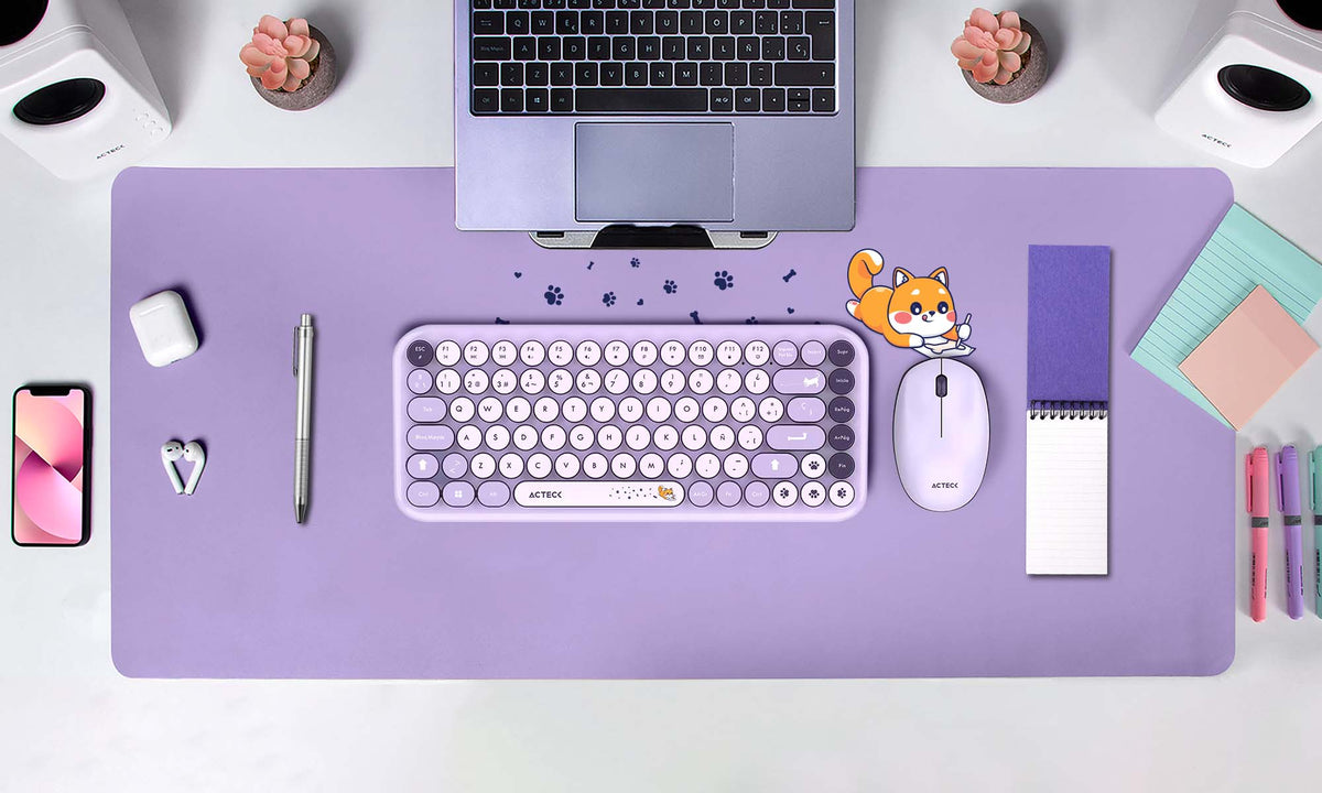 Combo 2 en 1 Inalámbrico | Creator Chic K- Colors MK480 | Rojo