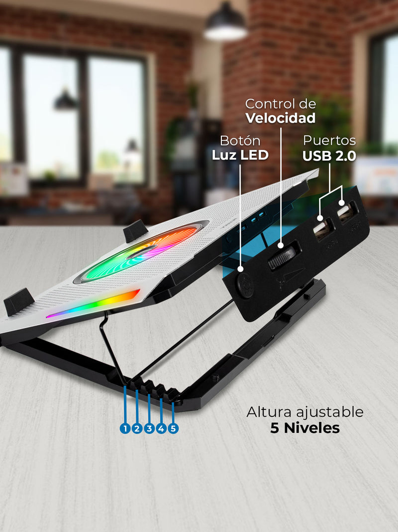 Base Enfriadora para Laptop | Froost Epic BE670 | Aluminio