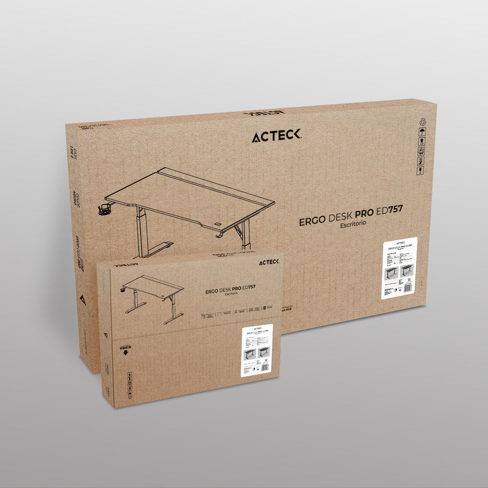 Escritorio Ajustable Ergonómico | Ergo Desk Pro ED757 | Negro