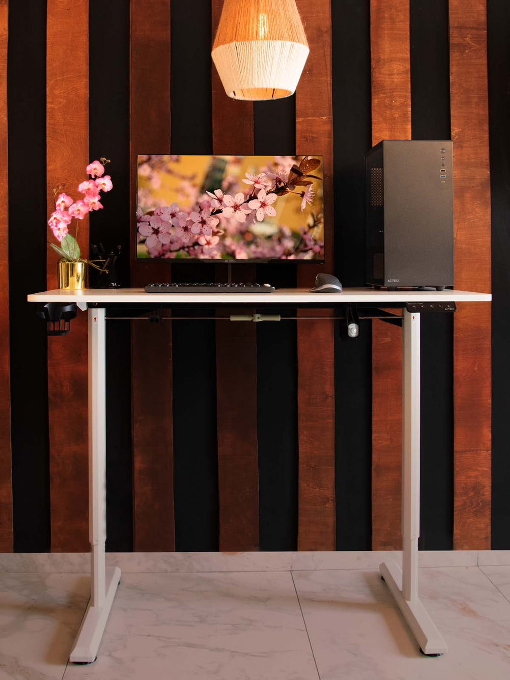 Escritorio de Oficina Ergo Desk 1 ED717 Ergonómico 120 X 60cm / Ajuste