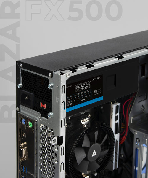 Fuente de Poder TFX 500W | Blazar FX500 | Negro