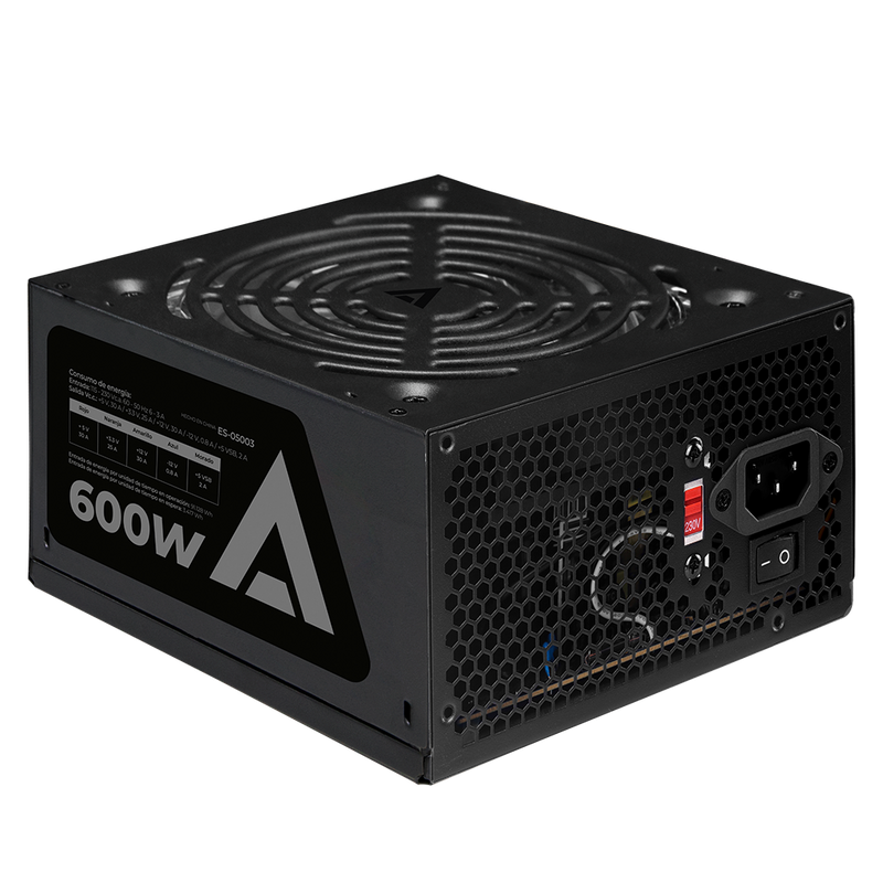 Fuente de Poder ATX 600W | Blazar FT600 | Negro