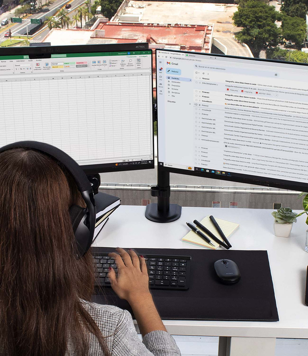 Monitor Plano 23.8" IPS | Captive Vivid SP240 | FHD | 75Hz + 5ms + 2xA