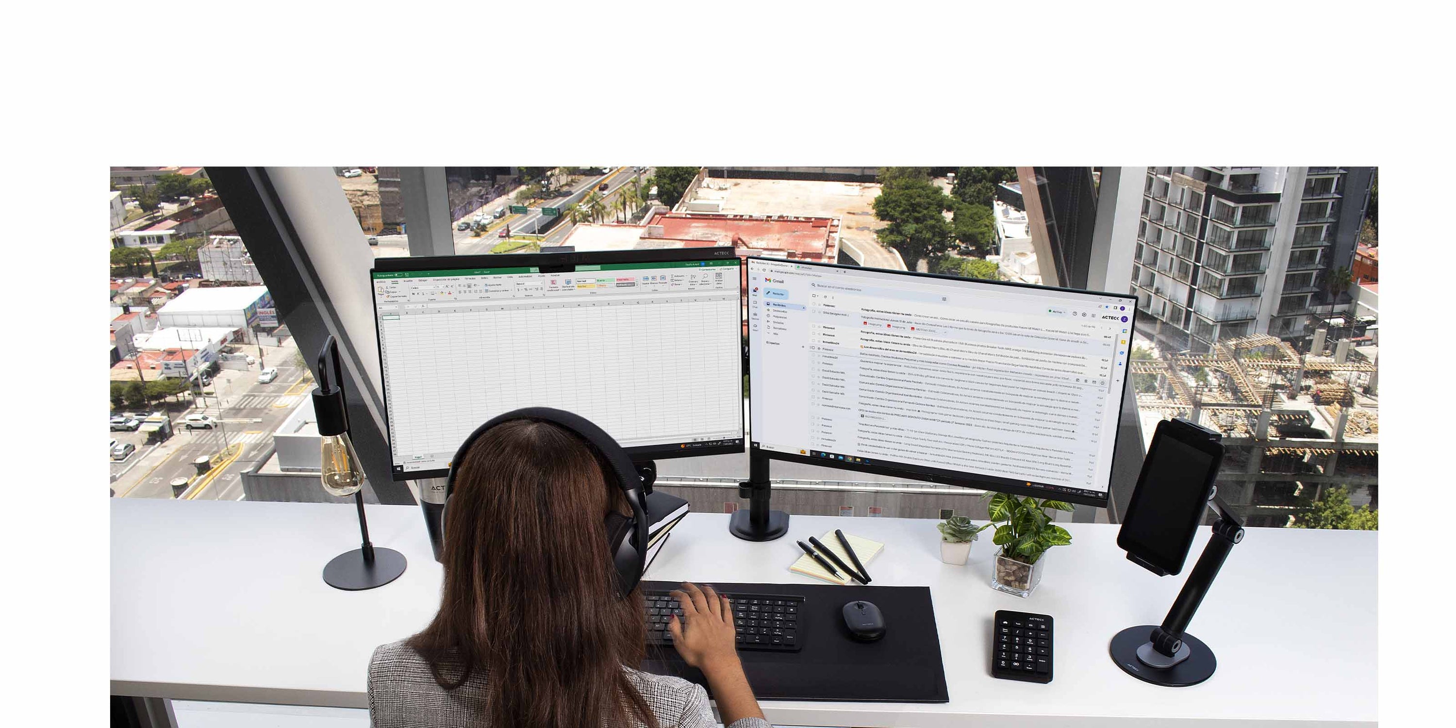 Monitor Plano 27" VA | Captive Vivid SP270 | Negro