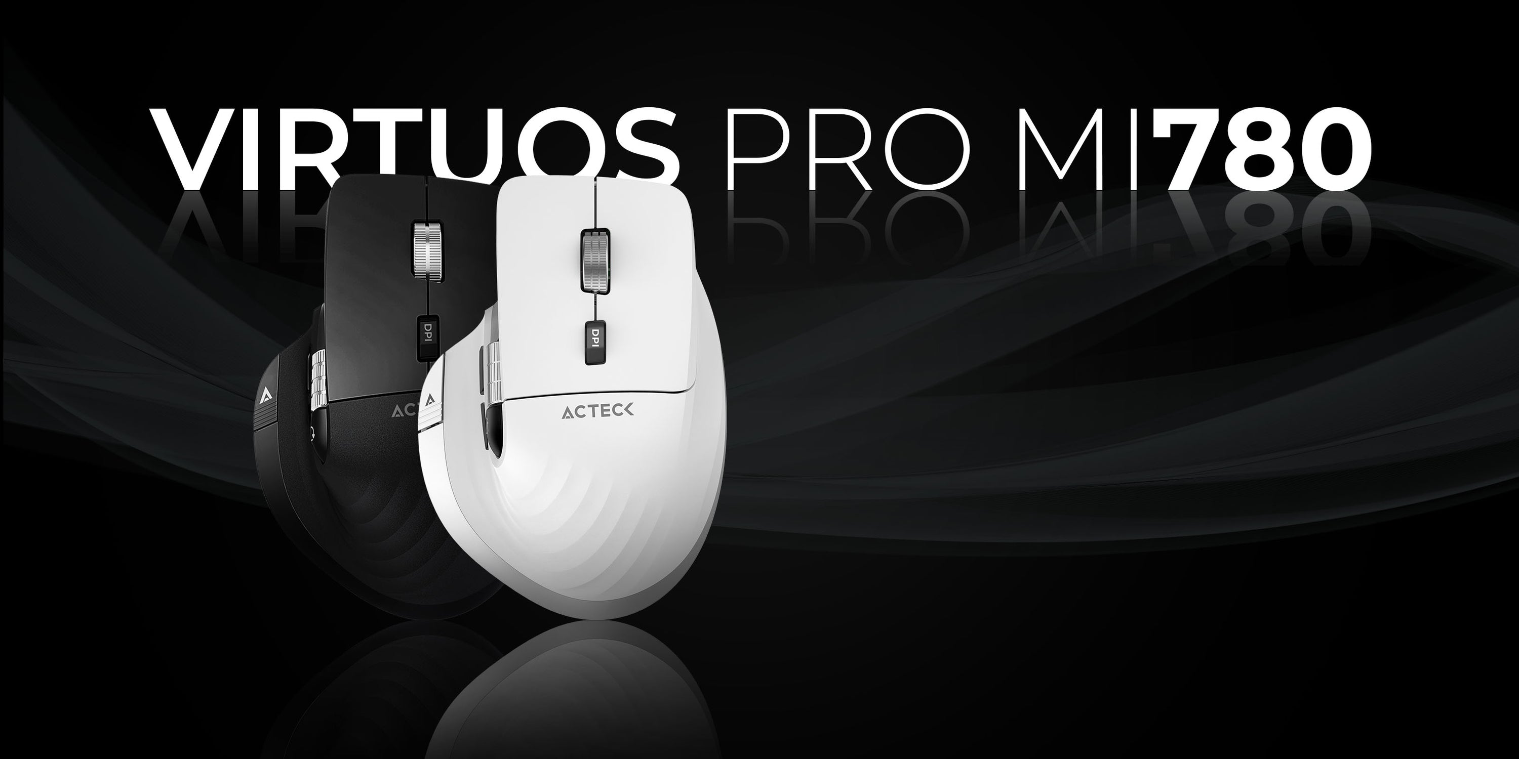 Mouse Ergonómico Profesional | Virtuos Pro MI780 | Negro
