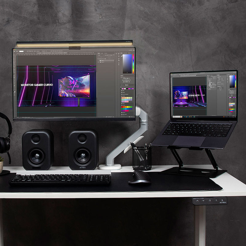 Monitor Plano 27" VA | Captive Vivid SP270 | Negro